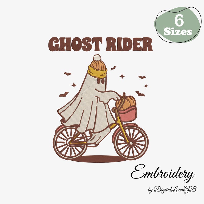 Ghost Riding a Bicycle - Etsy