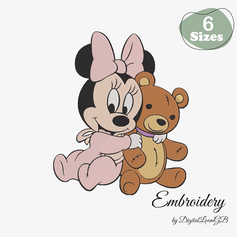 Minnie Mouse Teddy - Etsy UK