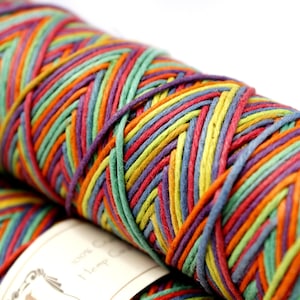 Rainbow Hemp Twine Multicolor 1mm High Quality Colored Hemp - Etsy