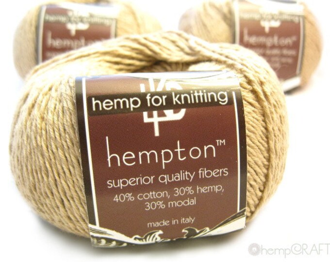 Hemp Cotton Yarn Creme Light Tan 130yd Hemp/cotton/modal - Etsy