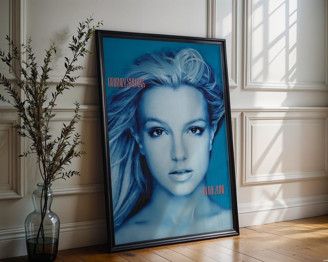 Britney Spears Poster | in the Zone Poster | Album Cover Poster | High Quality Prints | Music ...