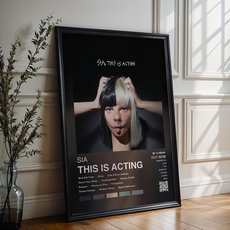 Sia Poster - Etsy