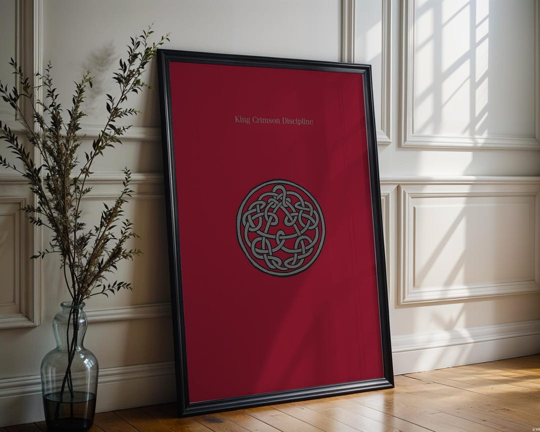 King Crimson Poster | Discipline Poster | Album Cover Poster | High ...