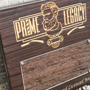 Business License Holder, Barbershop, Corporate, Logo, Business Cards ...