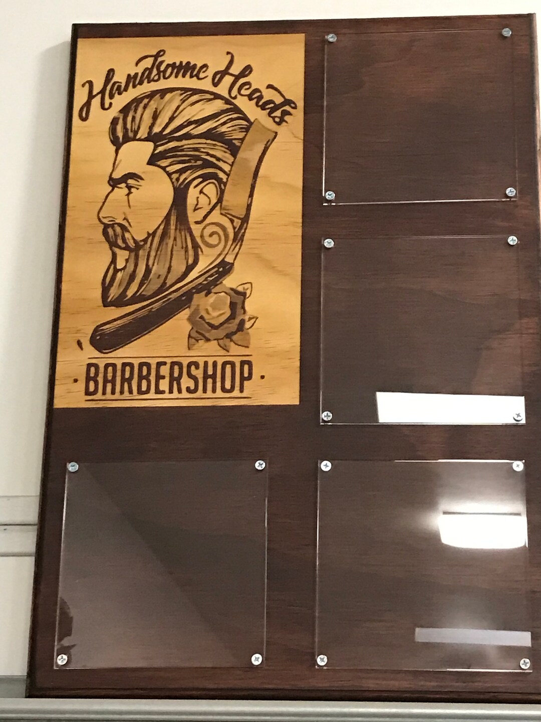 Business License Holder, Barbershop, Corporate, Logo, Business Cards ...