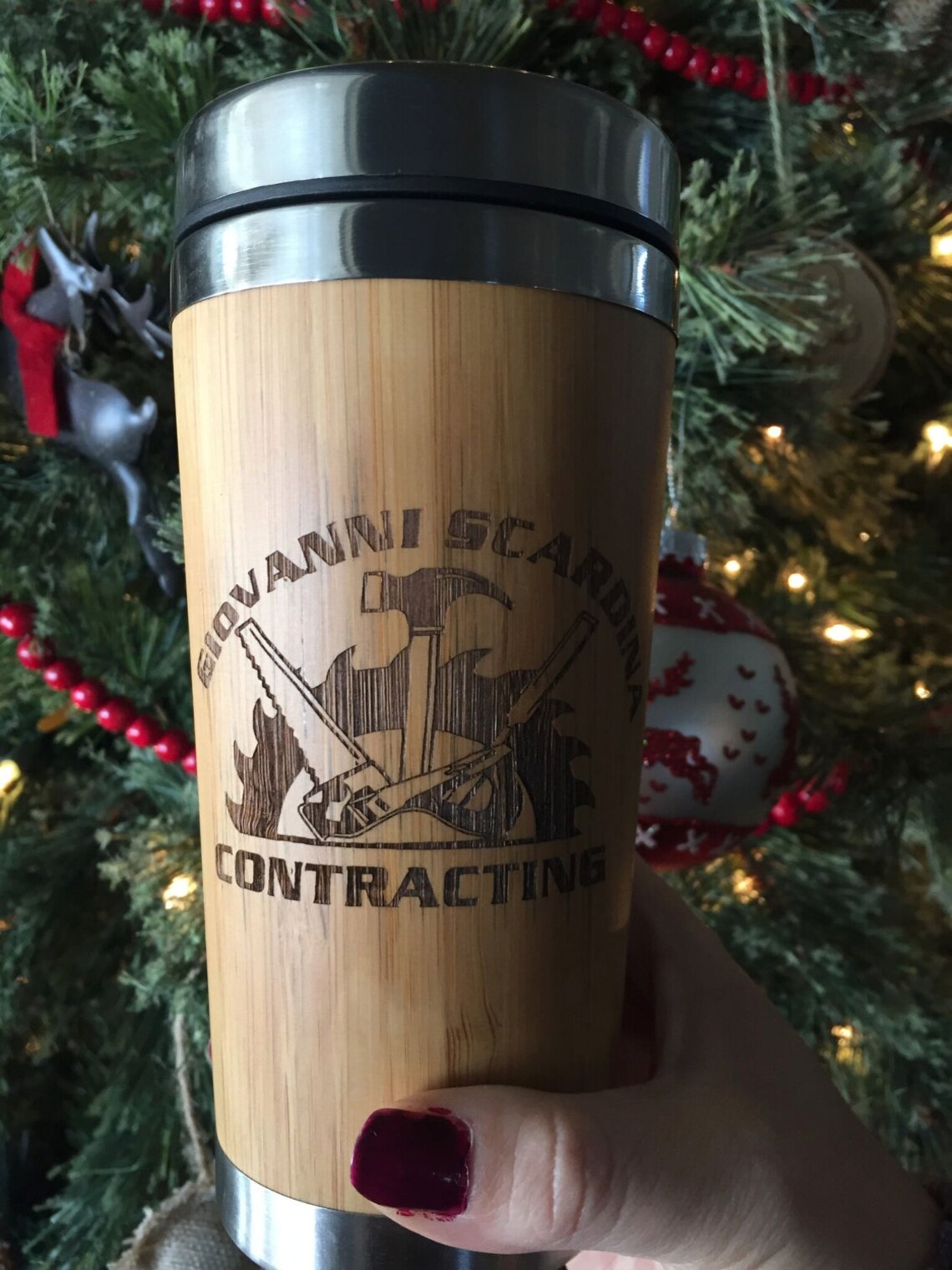 Work Coffee Travel Mug Tumbler Cup Last Name LMFT Office | Etsy