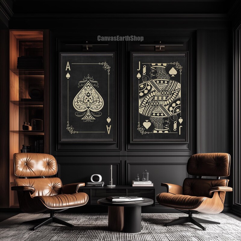Poker Hands Wall Art - Etsy