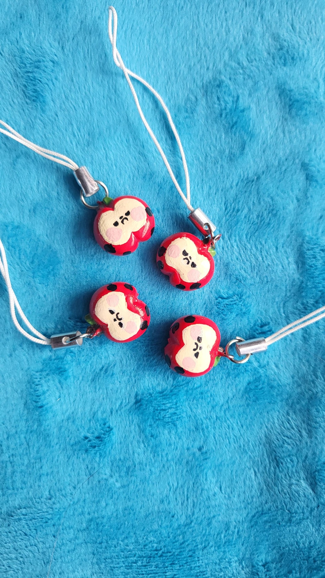 Love and Deepspace Caleb Apple Phone Charm Handmade Keyring Keychain ...