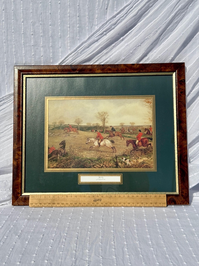 Vintage Hunting Print "full Cry" by H. Alken – Framed Equestrian Wall ...