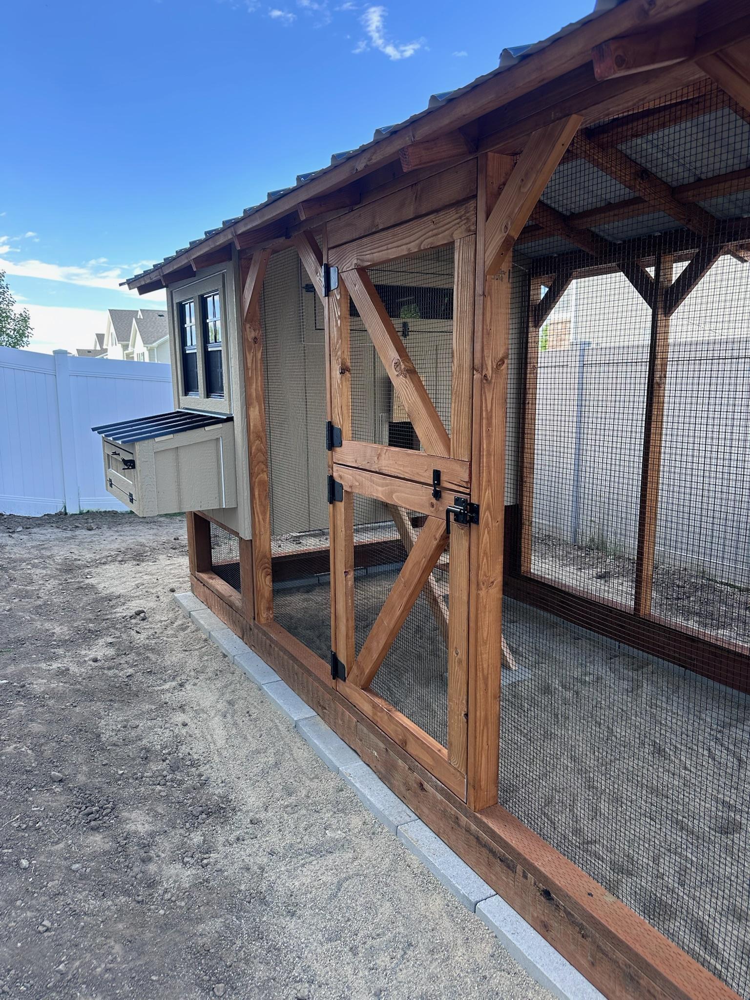 Backyard Hen House Design Plan Modern Farmhouse Style Coop Building ...