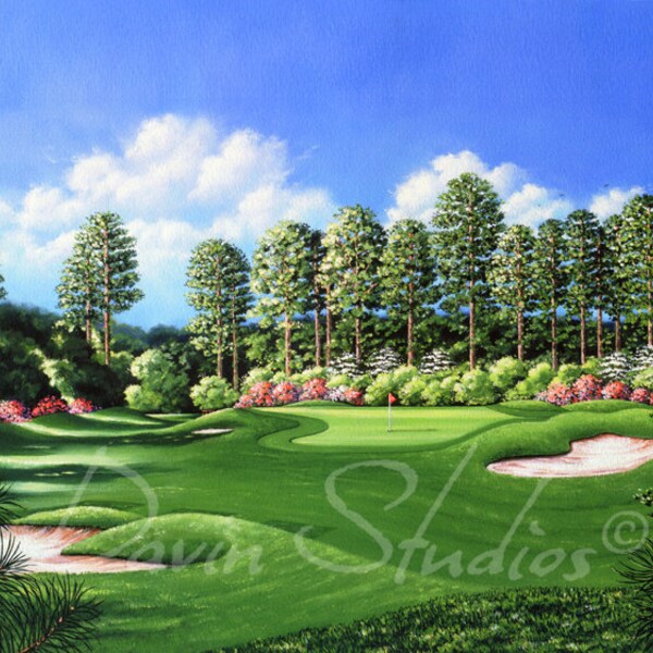 Country Club of North Carolina Art - Etsy