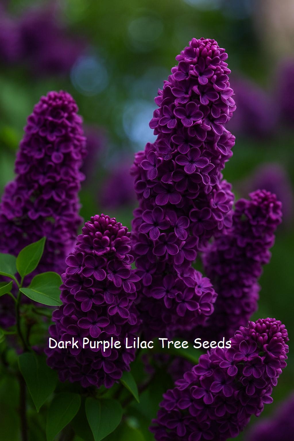 Dark Purple Lilac Tree 25 Seeds: Fragrant Syringa Vulgaris, Cold Hardy ...