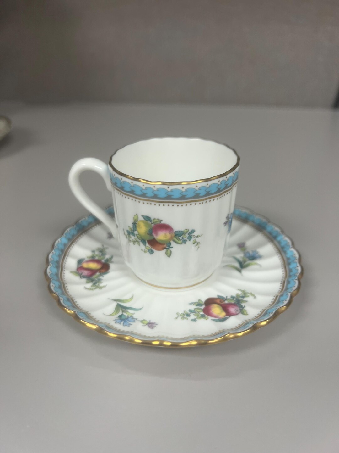 Spode Fine Bone China Trapnell Sprays Small Coffee Cup and Saucer Set ...