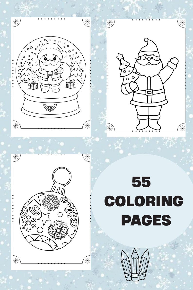 55 Winter Wonderland Coloring Pages – Printable Coloring Book for Kids ...