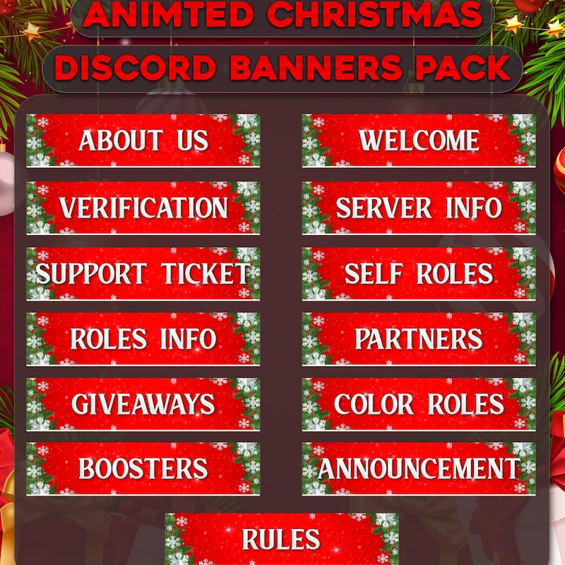 Christmas Discord Banner - Etsy