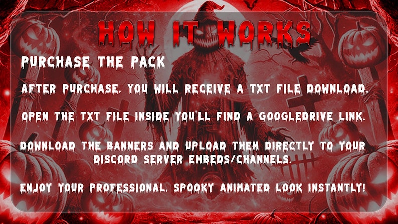 Animated Horror Discord Banners: Spooky Gothic Server Graphics - Etsy