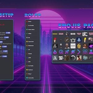 Retro Vaporwave Discord Server Theme | Ready Made Setup - Etsy