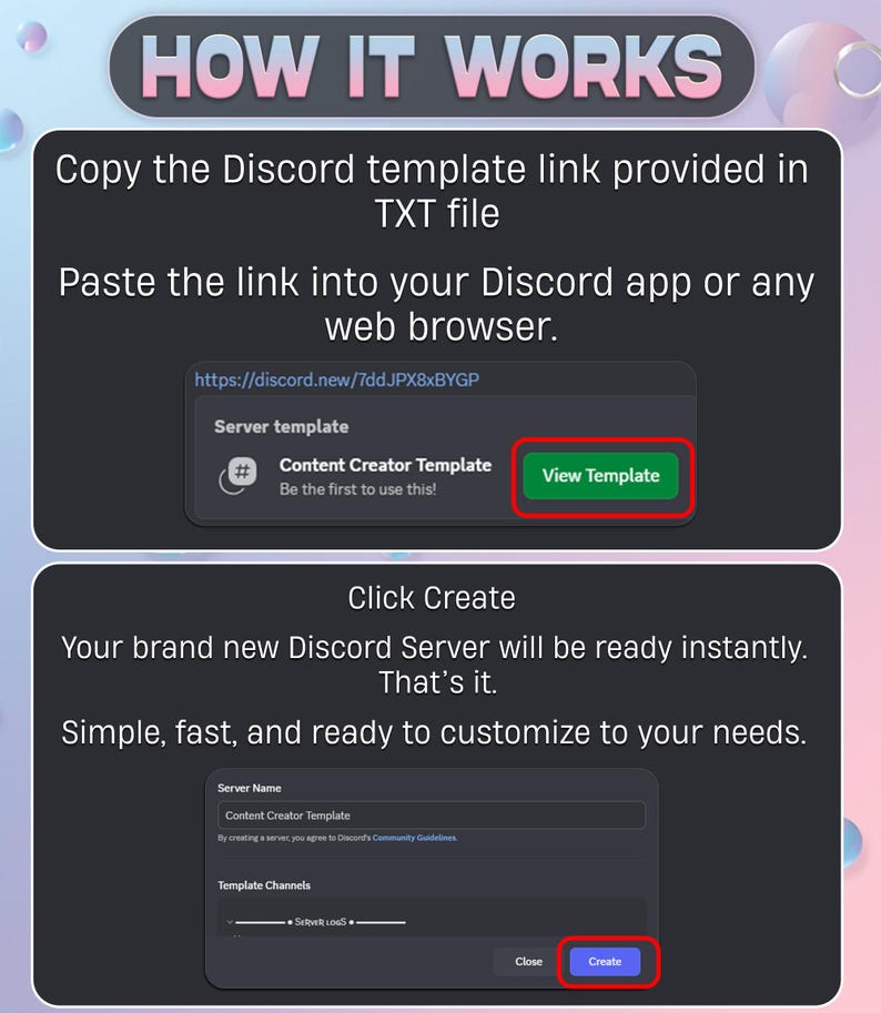 Content Creator Discord Server Template | Streamer, Youtuber (ready to ...