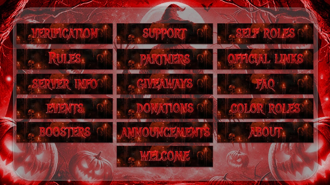 Animated Horror Discord Banners: Spooky Gothic Server Graphics - Etsy