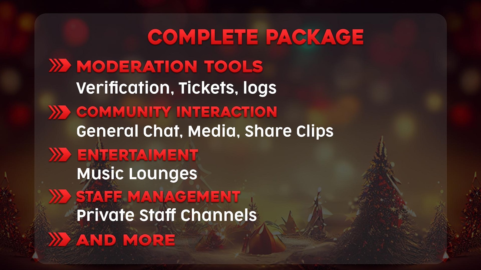 Christmas Discord Server | Holiday Theme, Festive Layout - Etsy