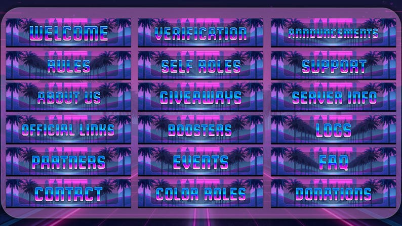 Fivem Themed Discord Banners Pack (18) | GTA RP Server Banners | High ...