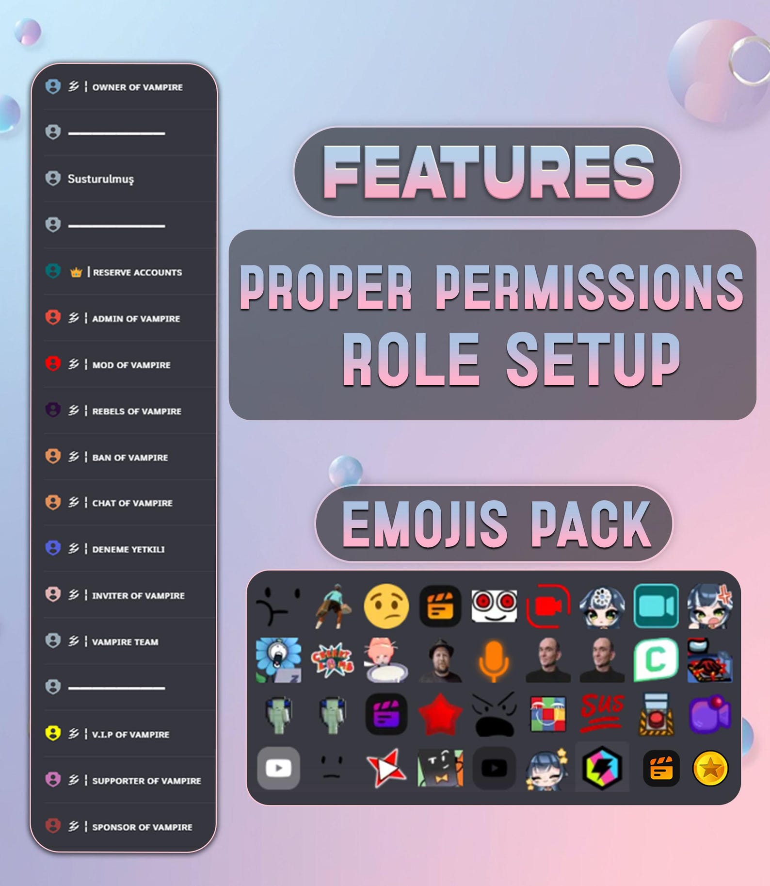 Content Creator Discord Server Template | Streamer, Youtuber (ready to ...