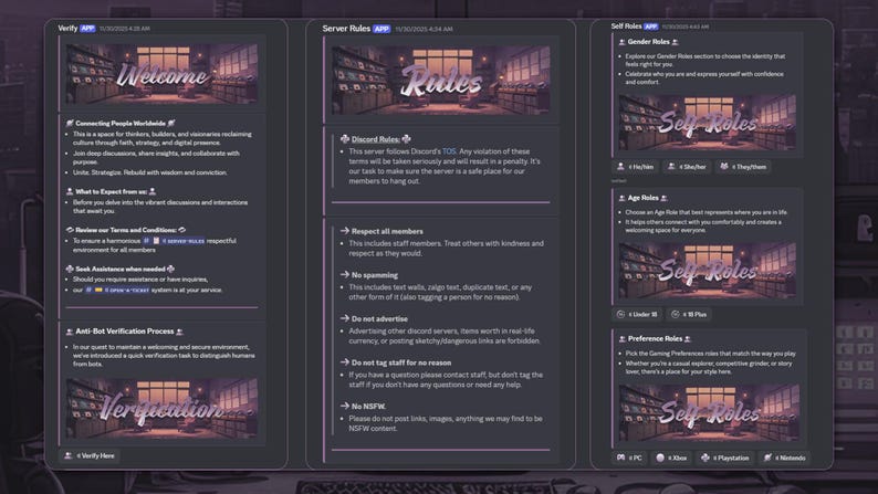 Lofi Discord Server | Chill Lofi Theme Setup | Ready Made Discord ...