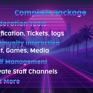 Retro Vaporwave Discord Server Theme | Ready Made Setup - Etsy