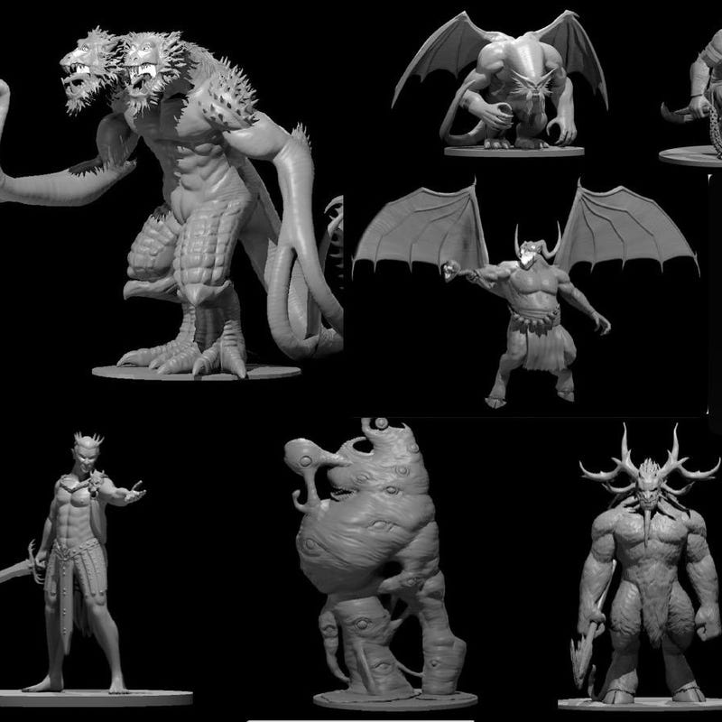Demogorgon Miniature - Etsy