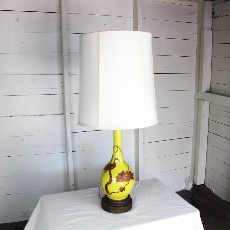 Chartreuse Lamp - Etsy