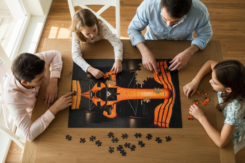 Mclaren Racing Formula 1 Puzzle, Glossy Family Game Night, Kid Friendly ...