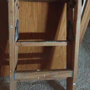 Vintage Wooden 3 Step Ladder - Etsy