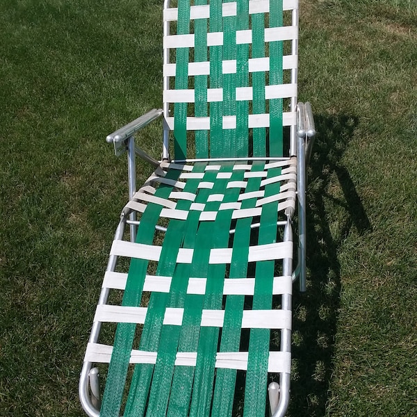 Vintage Beach Lounge Chair - Etsy
