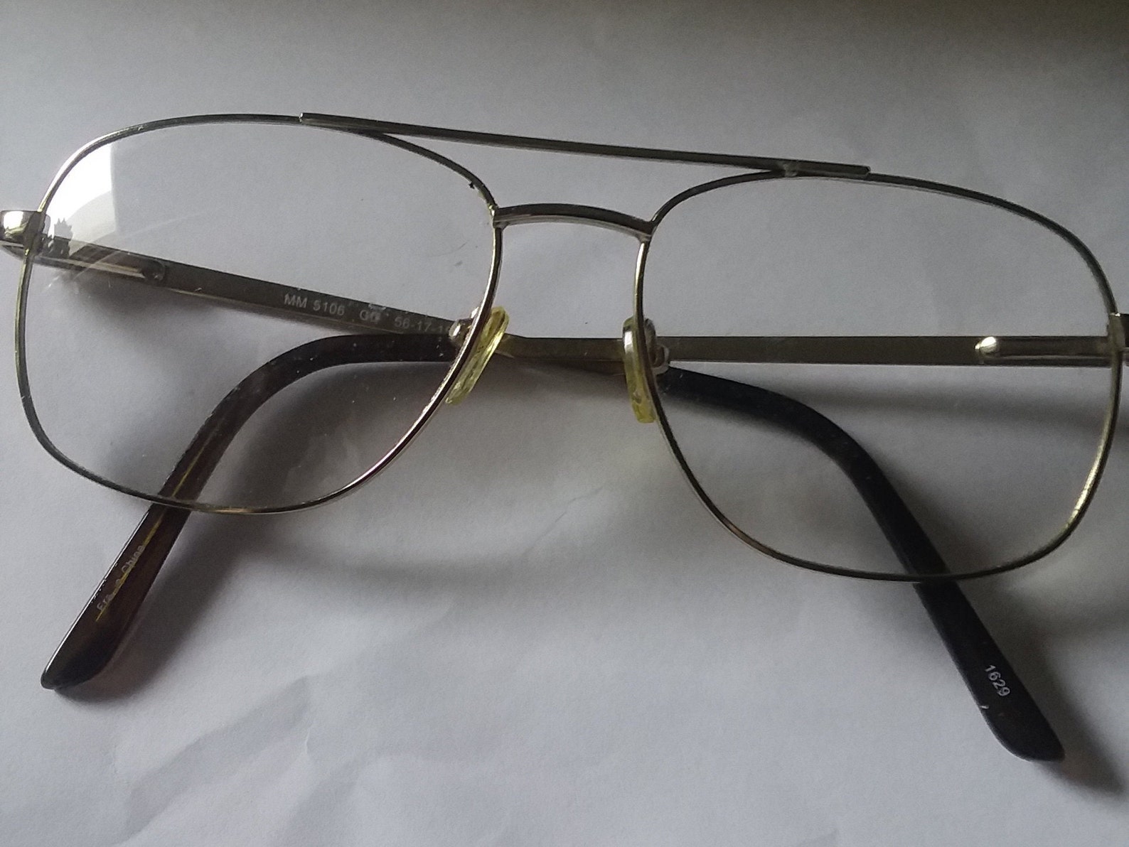 Prescription Mens Gold Frame Eye Glasses MM5106 GD 56-17-150 - Etsy