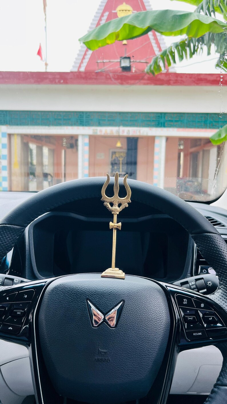 Handmade Brass Trident for Pooja and Display - Etsy