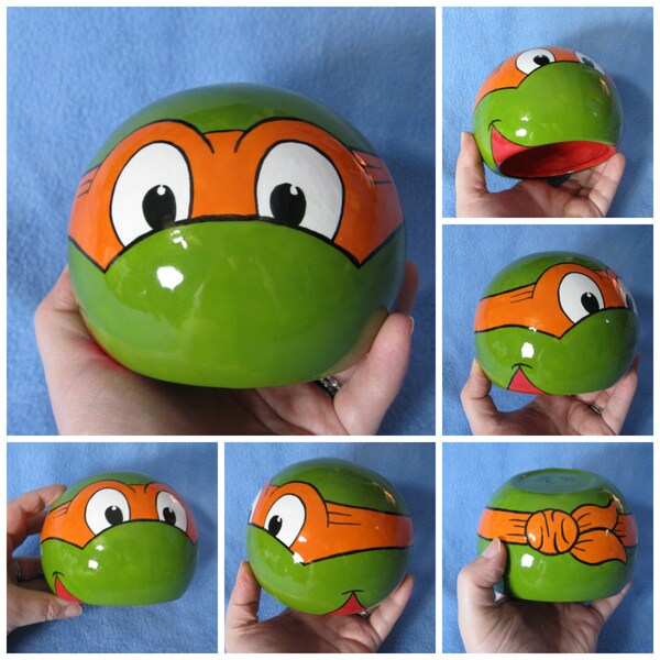 Teenage Mutant Ninja Turtle Bowl - Etsy Australia