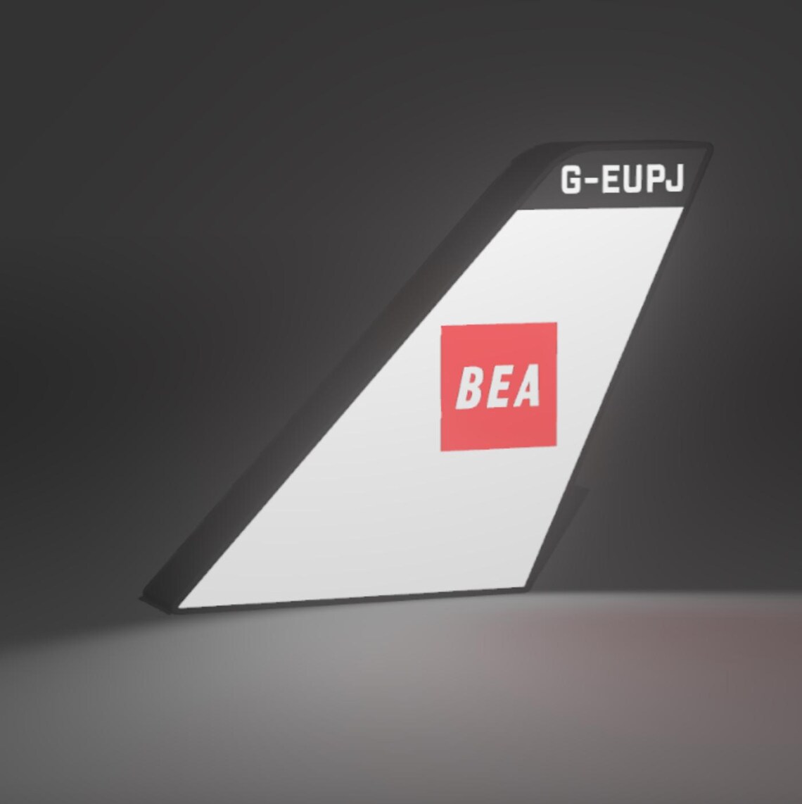BEA Retro Livery Tailfin Lightbox – USB Powered, Dimmable LED - Etsy