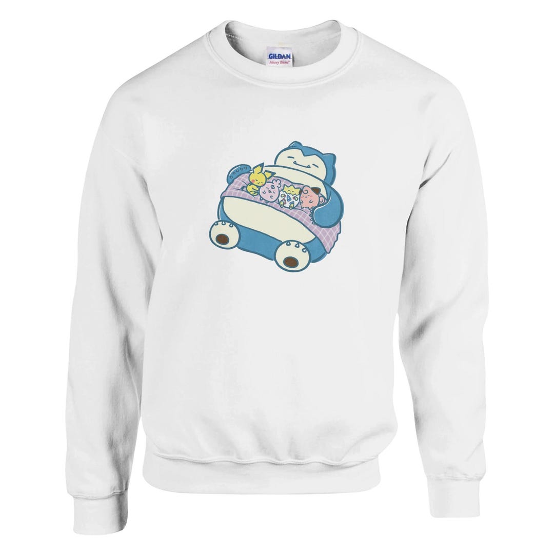 Snorlax Nap Time Sweatshirt | Cute Baby Pokémon Unisex Jumper | Cozy ...