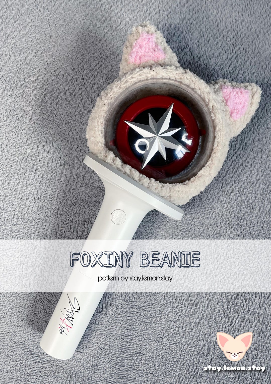 Foxiny Stray Kids Lightstick Beanie Pdf Crochet Pattern - Etsy