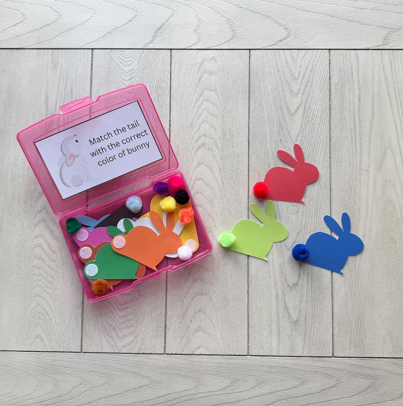 7 Task Boxes Digital Download | Homeschool Helps | Busy Bins | Color ...