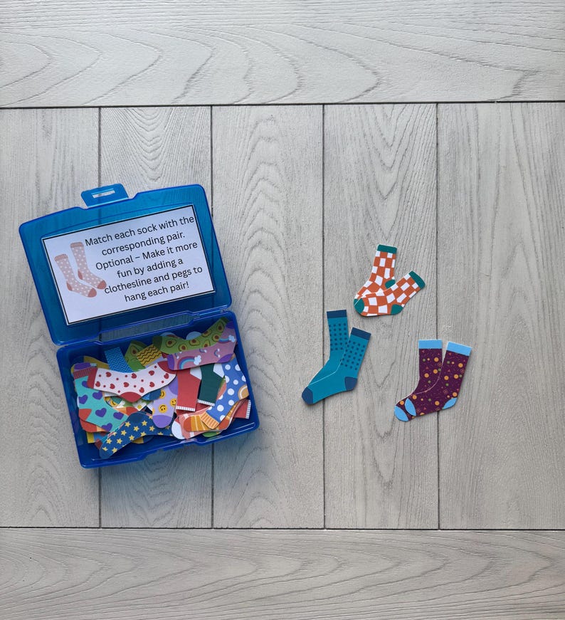 7 Task Boxes Digital Download | Homeschool Helps | Busy Bins | Color ...