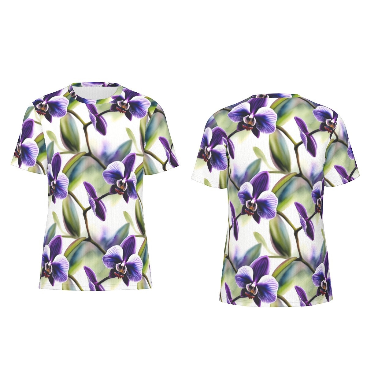 Orchid Tshirt | 100% Cotton Graphic T-shirt With Orchids | Orchid Tee ...