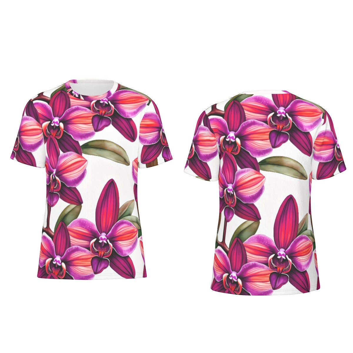 Orchid Tshirt | 100% Cotton Graphic T-shirt With Orchids | Orchid Tee ...