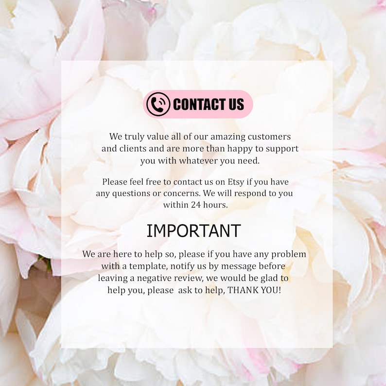 Black White Floral Wedding Thank You Card, Minimalist Lily Botanical ...