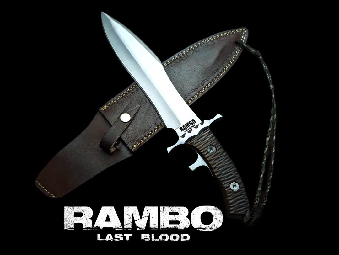 Rambo V "heartstopper" Replica Knife: Stainless Steel Movie Prop With ...