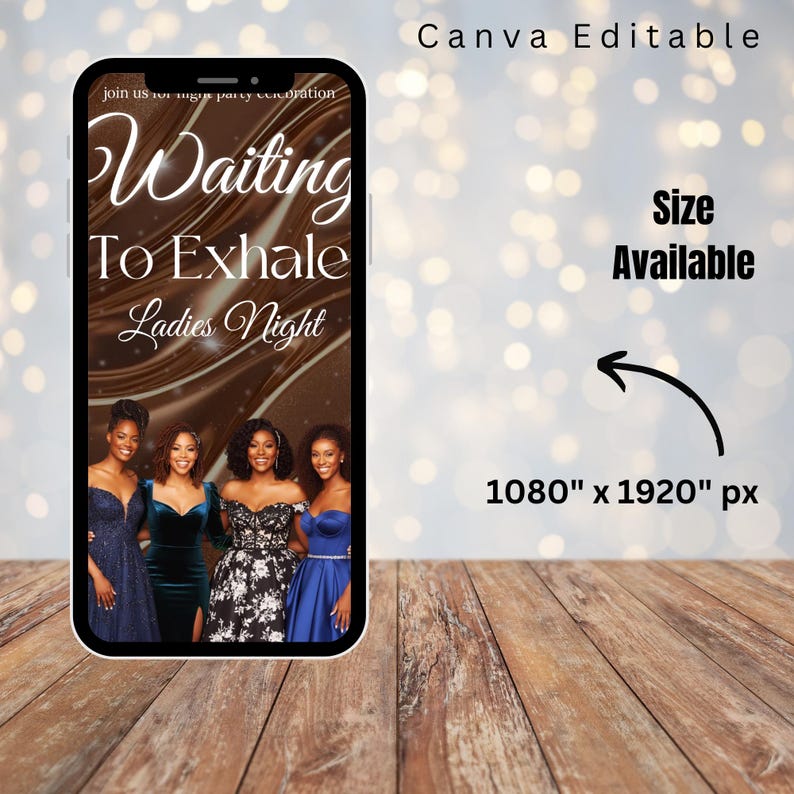 Waiting to Exhale Games Night Invitation, Animated Girls Night Evite ...