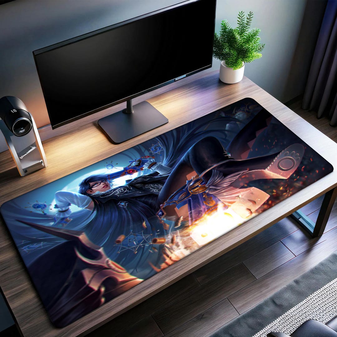 Bayonetta Desk Mat | Cereza Mouse Pad | Premium Print Surface ...
