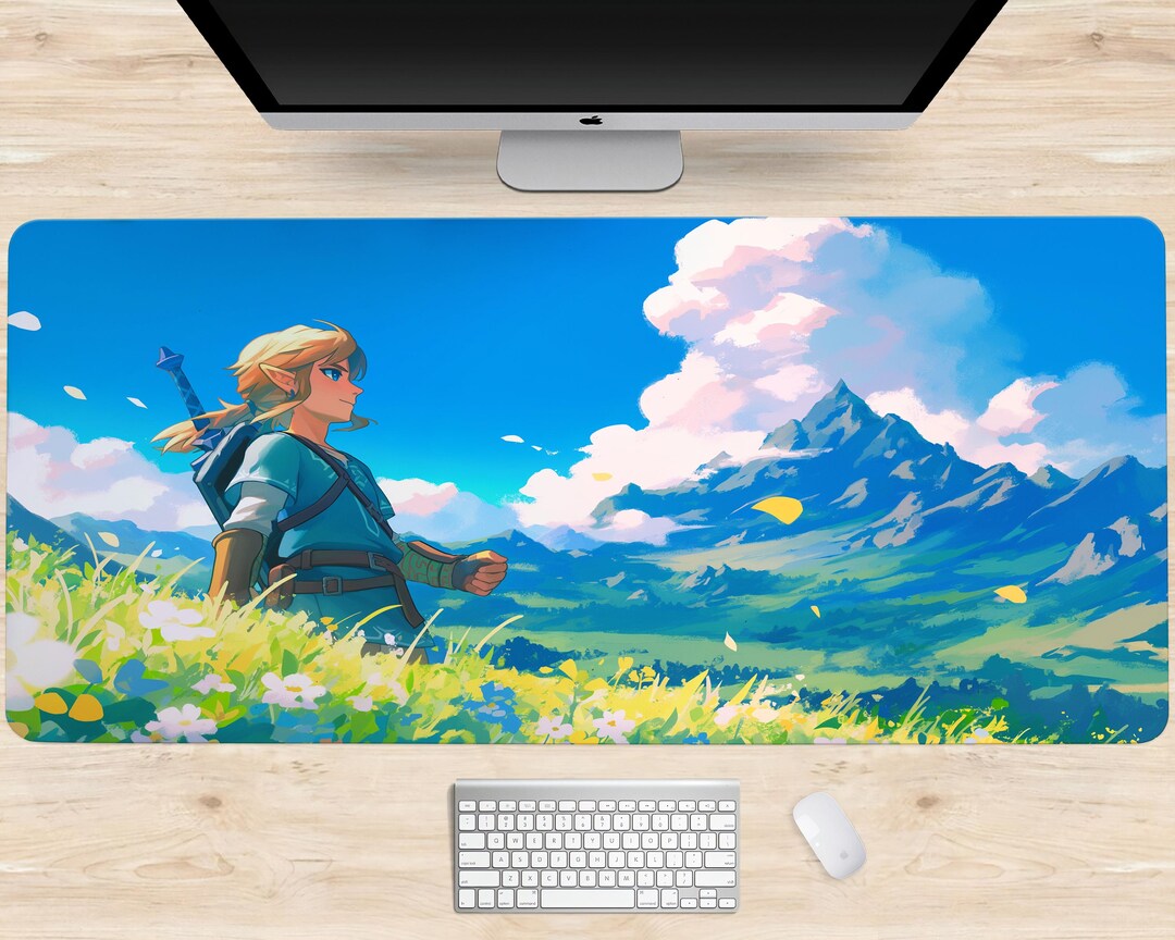 The Legend of Zelda Mouse Pad • Hyrule Desk Mat • Premium Print Surface ...