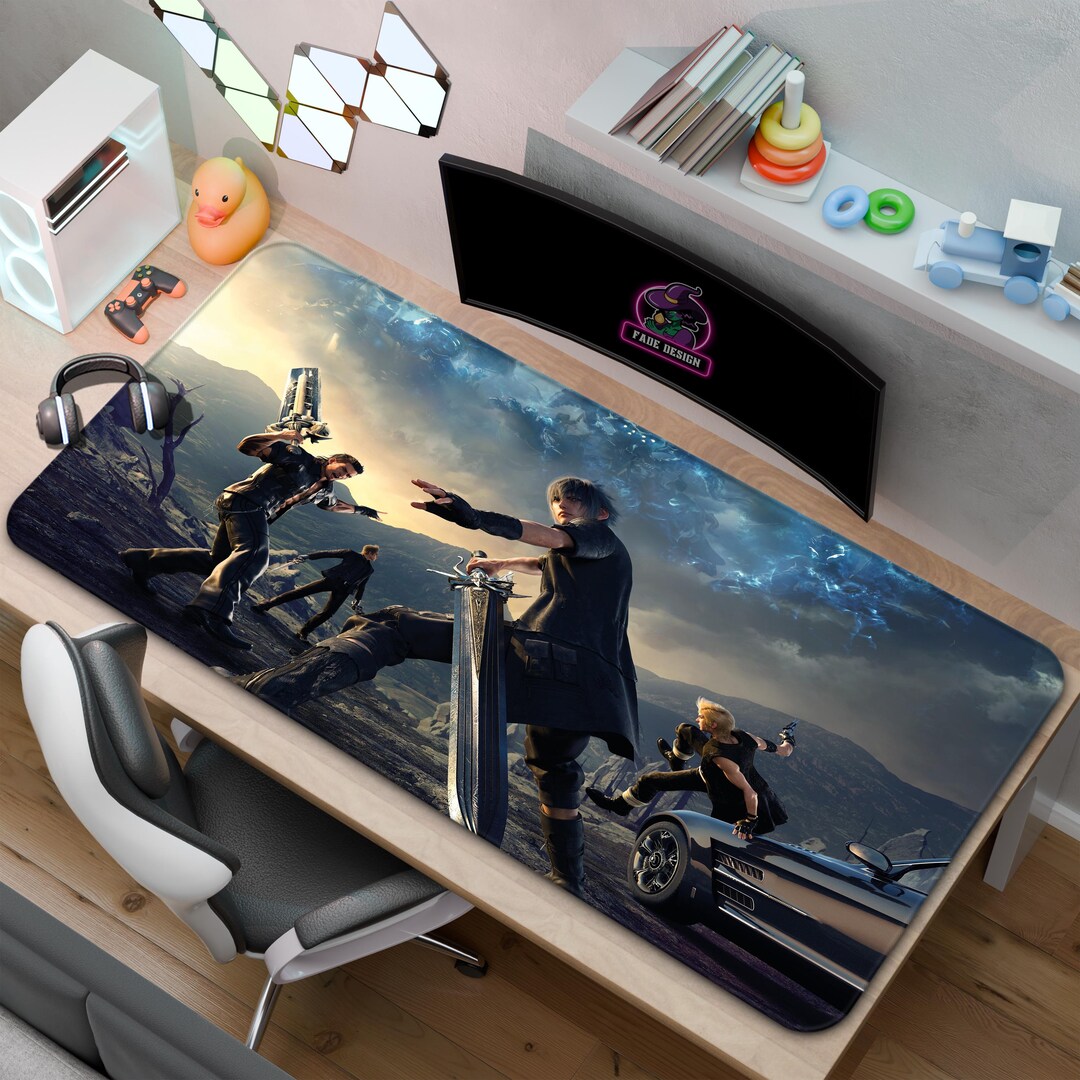 Final Fantasy XV Desk Mat | Noctis Lucis Caelum Mouse Pad | Desk Decor ...