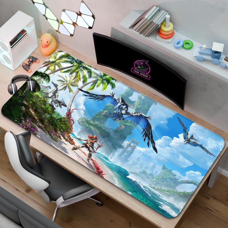 Horizon Forbidden West Desk Mat | Aloy Mouse Pad | Desk Decor Gift for ...